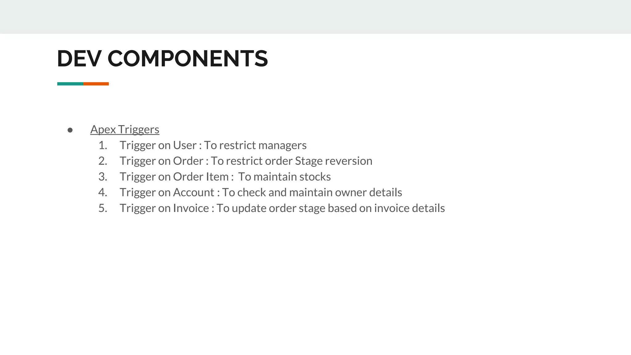 ORDER MANAGEMENT APPLICATION.pptx | Technology & Computing