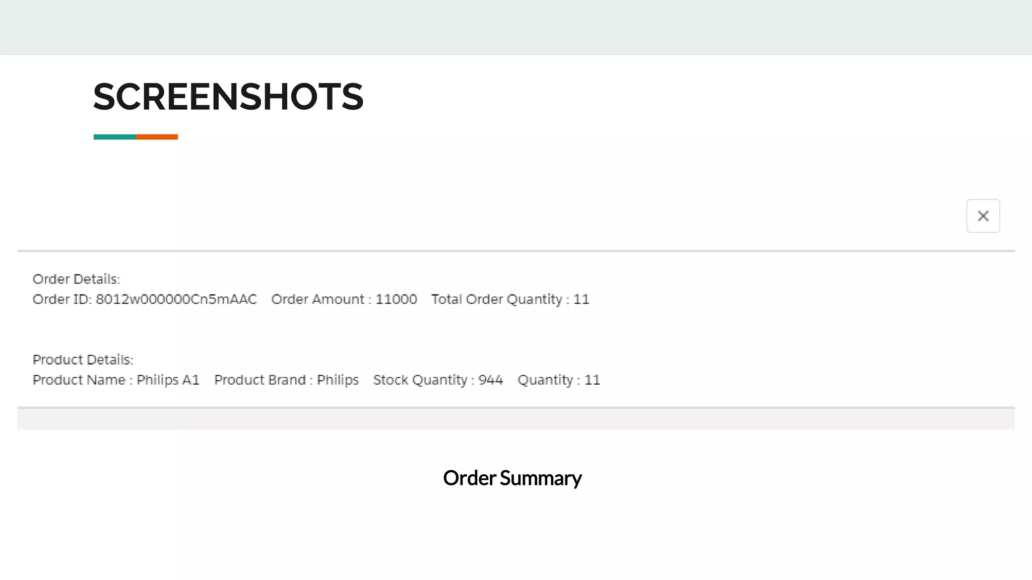 ORDER MANAGEMENT APPLICATION.pptx | Technology & Computing