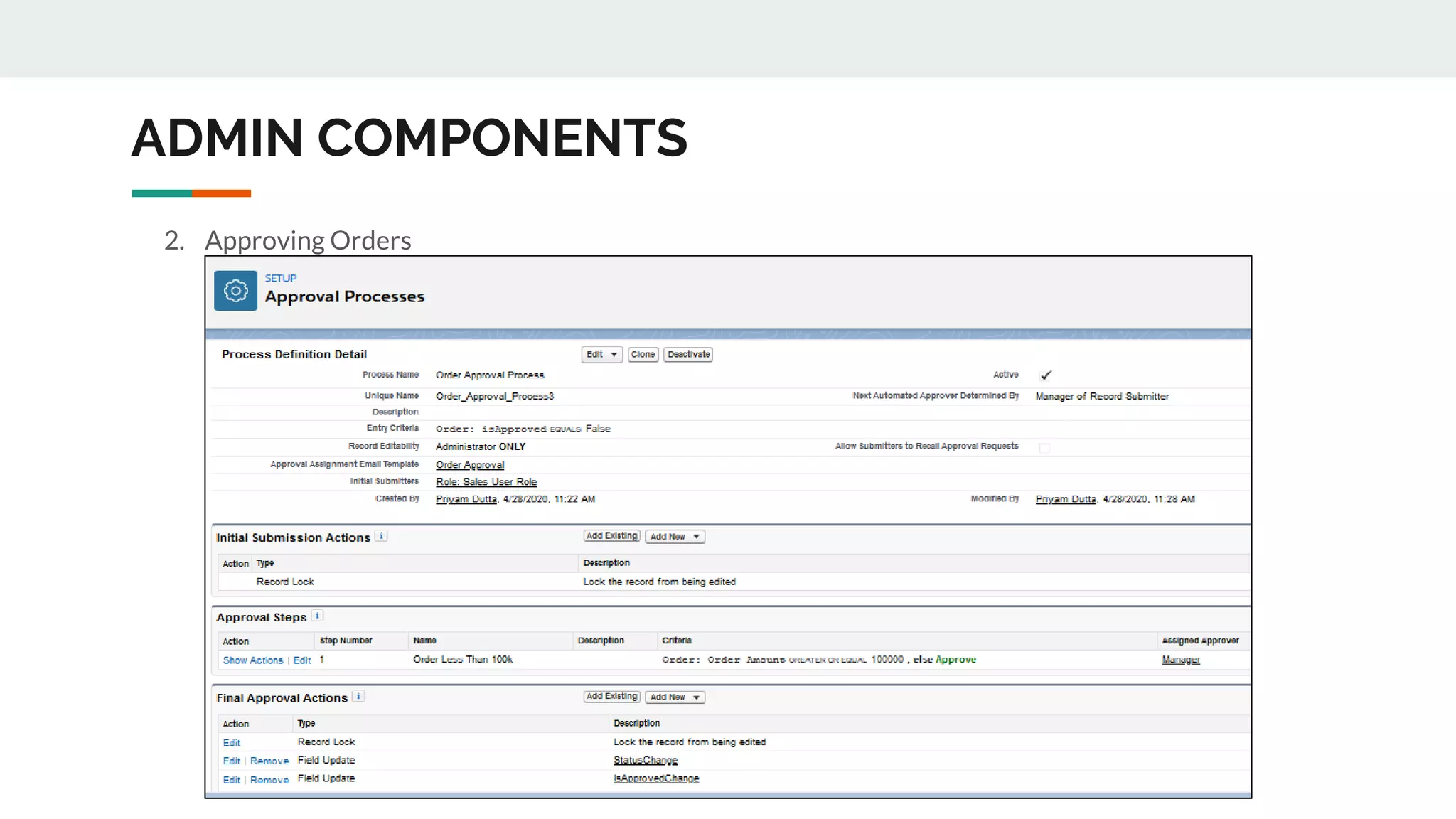 ORDER MANAGEMENT APPLICATION.pptx | Technology & Computing