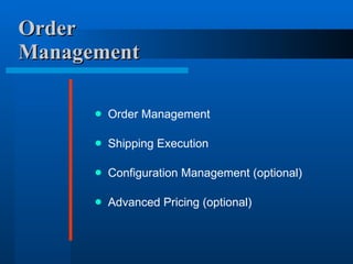 Order Management Overview | PPT