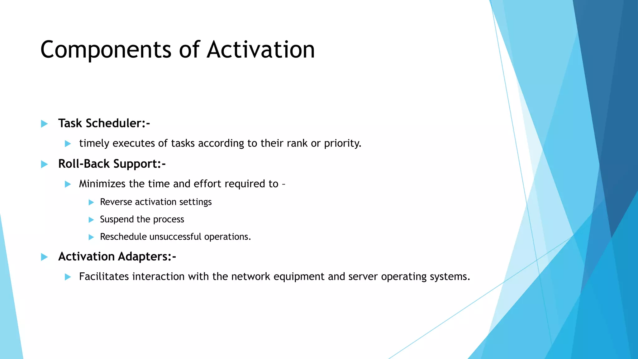 Order management, provisioning and activation | PPTX