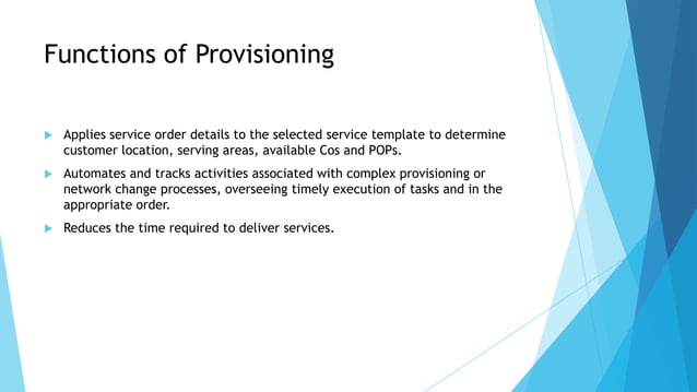 Order management, provisioning and activation | PPTX | IT and Internet ...