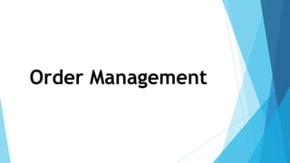 Order management, provisioning and activation | PPTX
