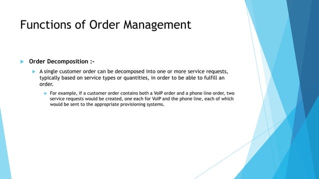Order management, provisioning and activation | PPTX | IT and Internet ...