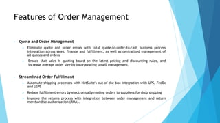 Order management, provisioning and activation | PPTX