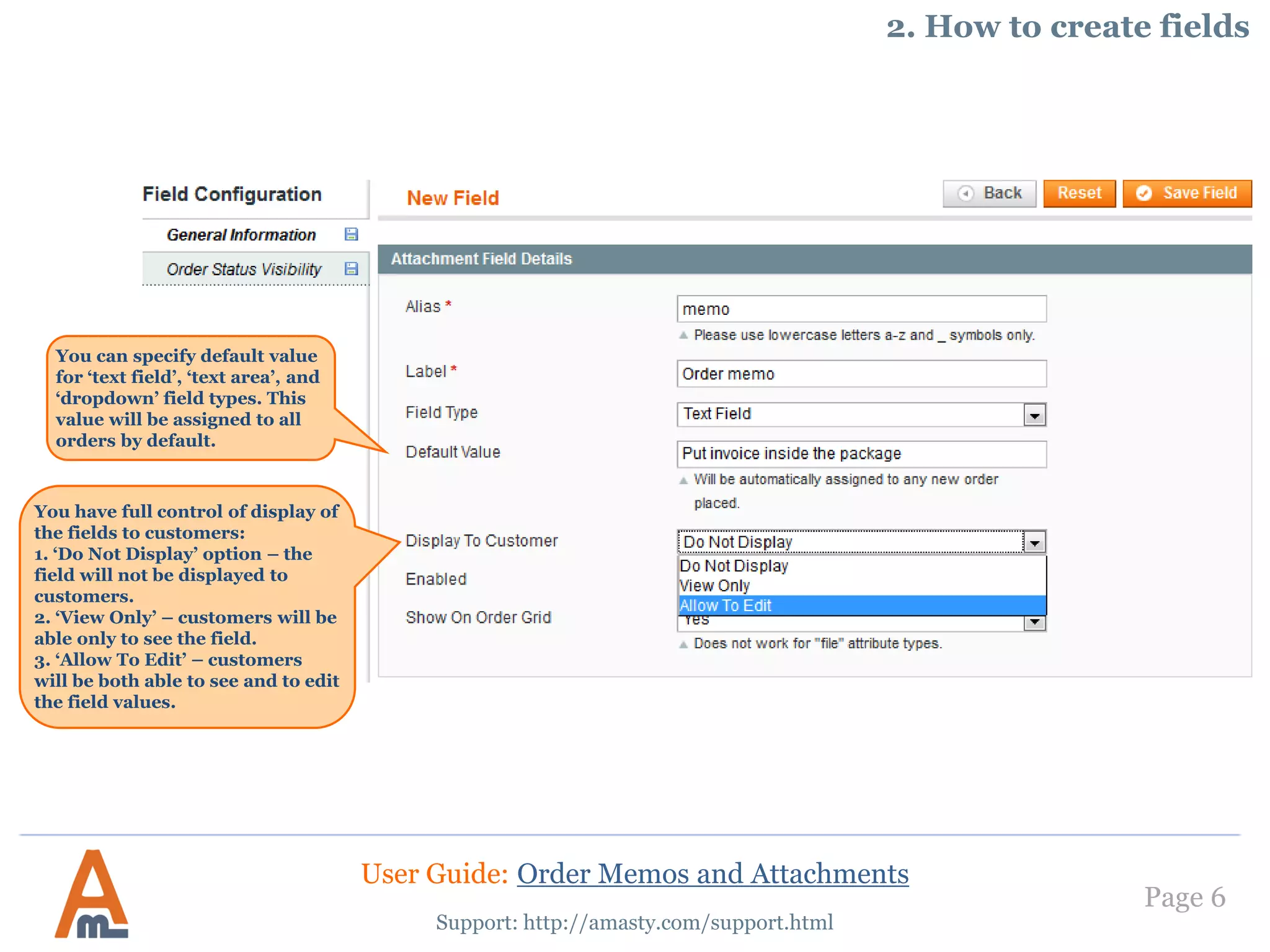 Order Memos and Attachments: Magento Extension by Amasty. User Guide | PPT
