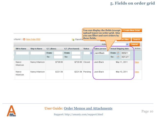 Order Memos and Attachments: Magento Extension by Amasty. User Guide | PPT