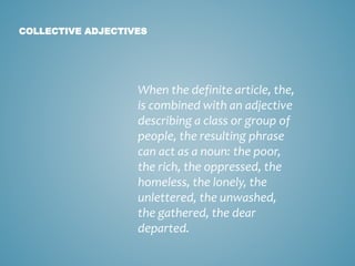 Order of adjectives | PPTX