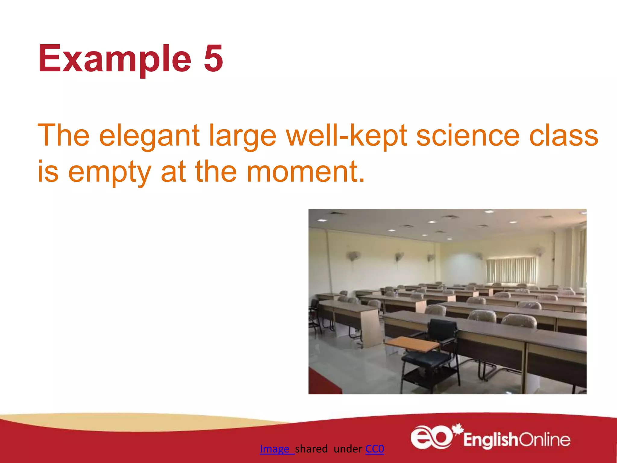 Order of adjectives | PPTX