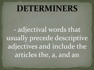 Order of adjectives | PPSX