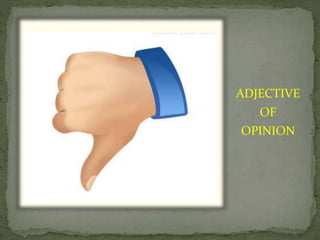 Order of adjectives | PPSX