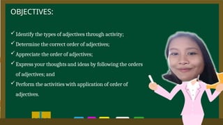 Order of Adjectives PPT. .pptx