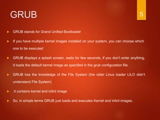 Order of boot process in Linux | PPTX