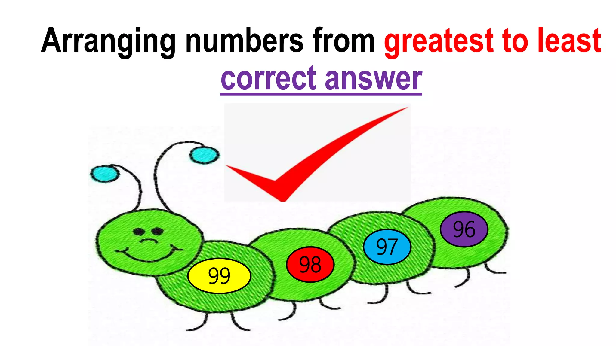 Order of Numbers | PPTX