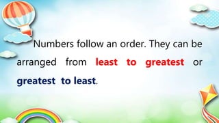 Order of Numbers | PPTX
