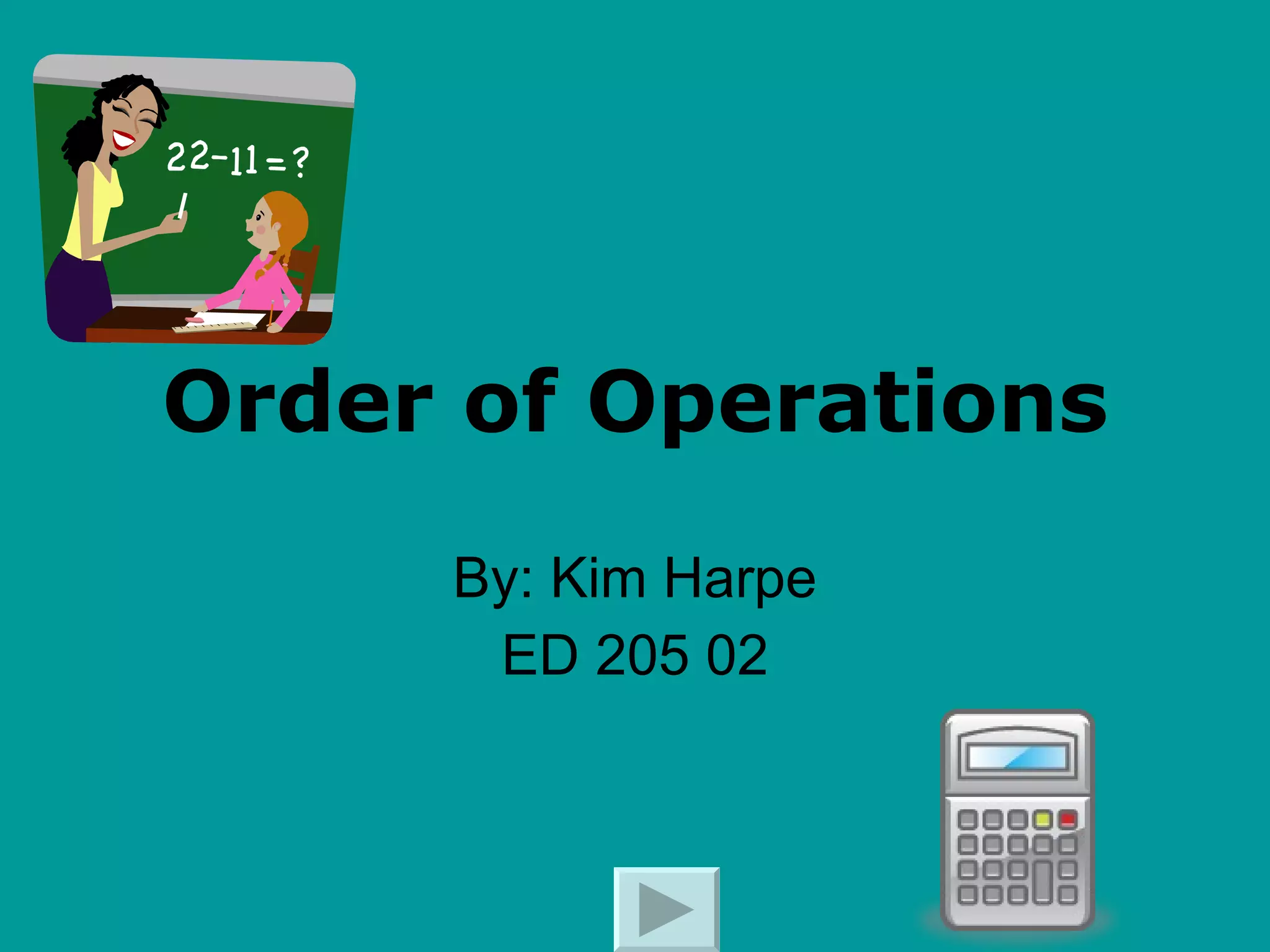 Order Of Operations | PPT