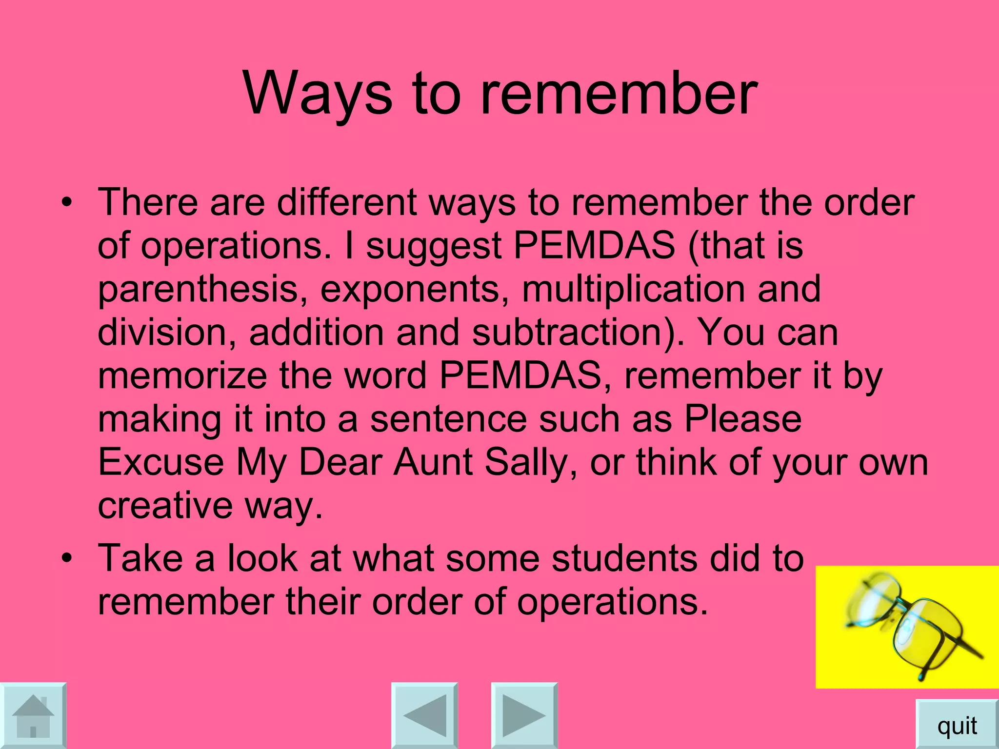 Order Of Operations | PPT