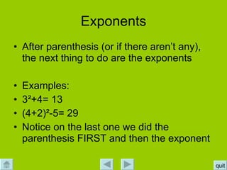 Order Of Operations | PPT