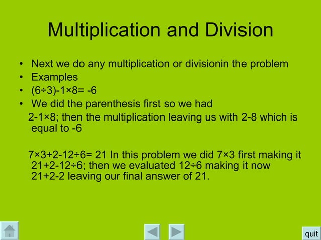 Order Of Operations | PPT