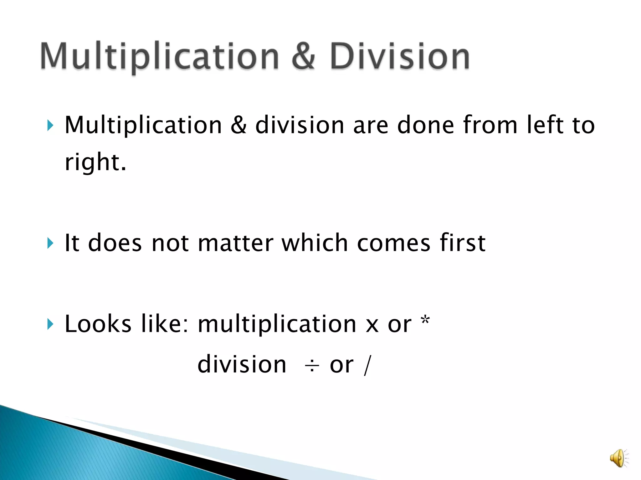 Order Of Operations | PPT