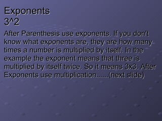 Order Of Operations | PPT