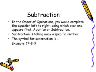My Order of Operations Slide show | PPT