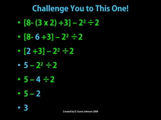 Order of operations | PPT