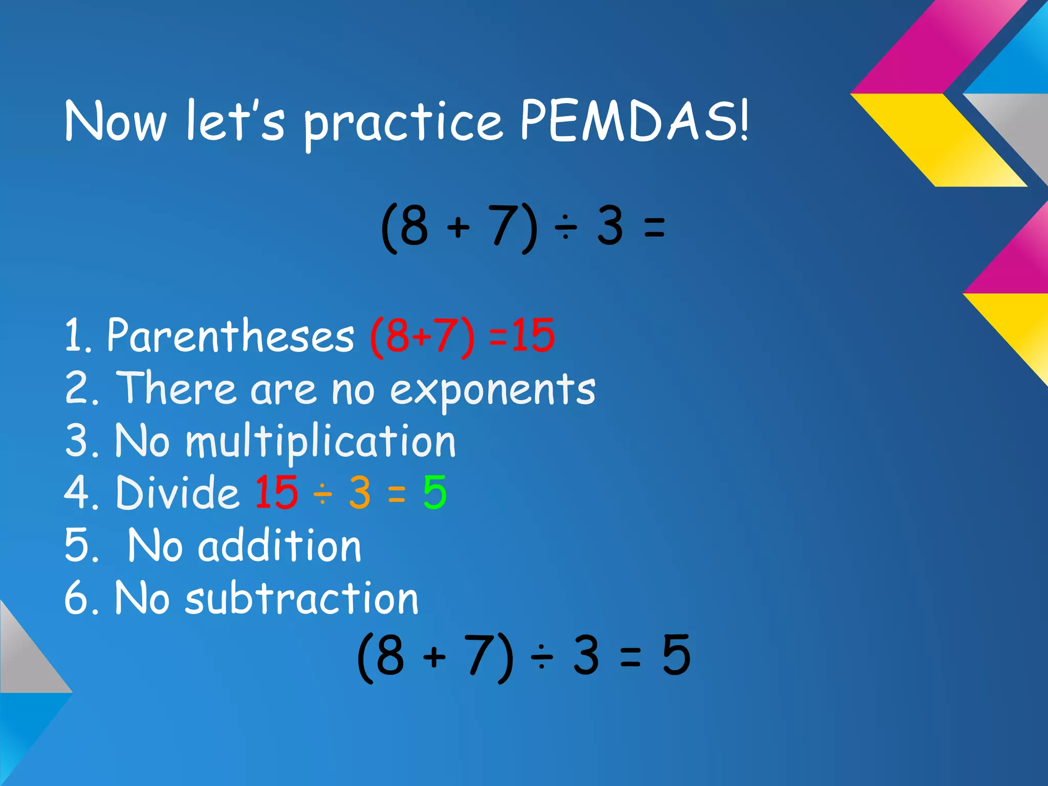 Order of Operations | PPTX