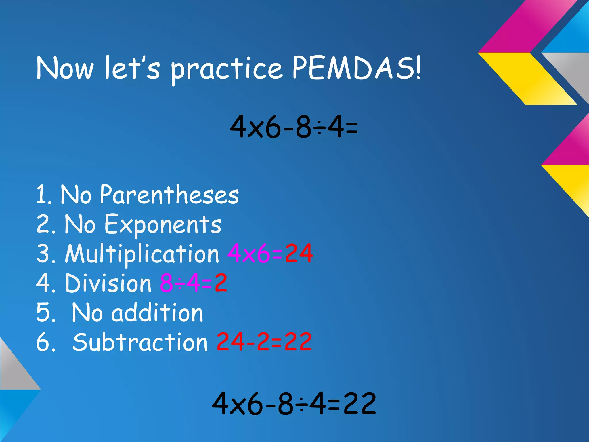 Order of Operations | PPTX