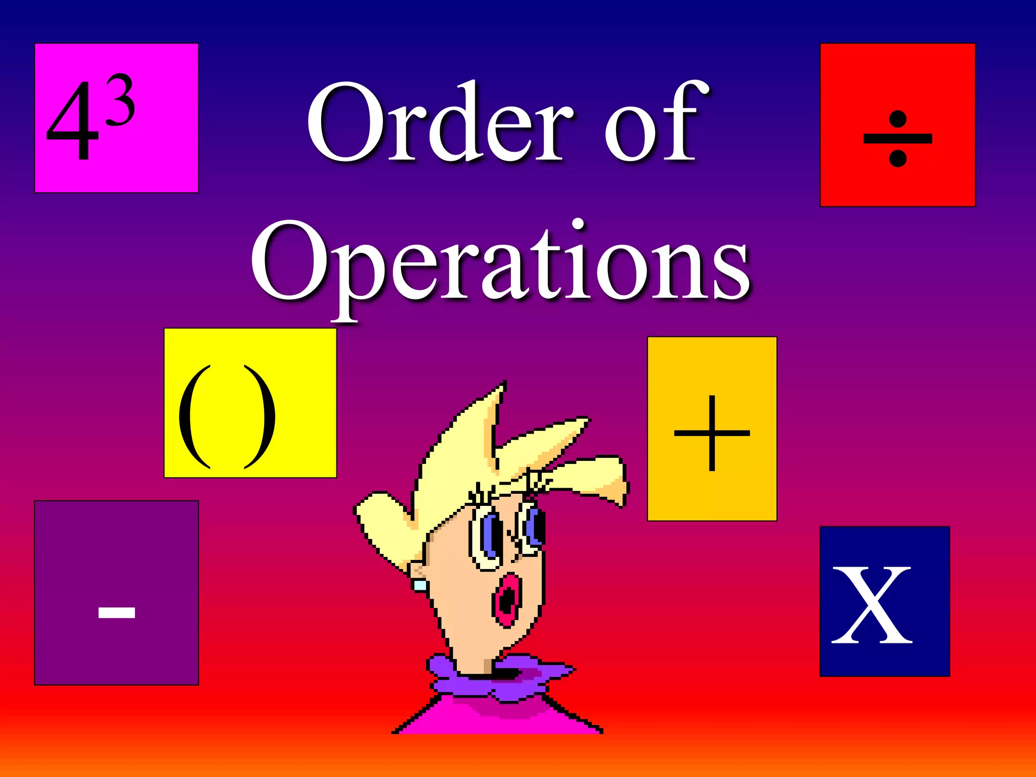 Order of operations | PPT