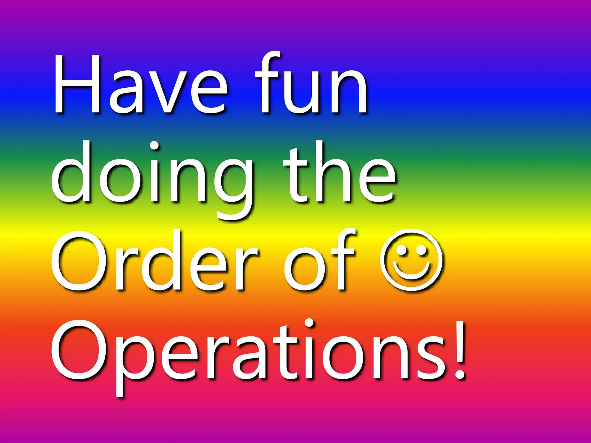Order of Operations.powerpoint presentation | PPT