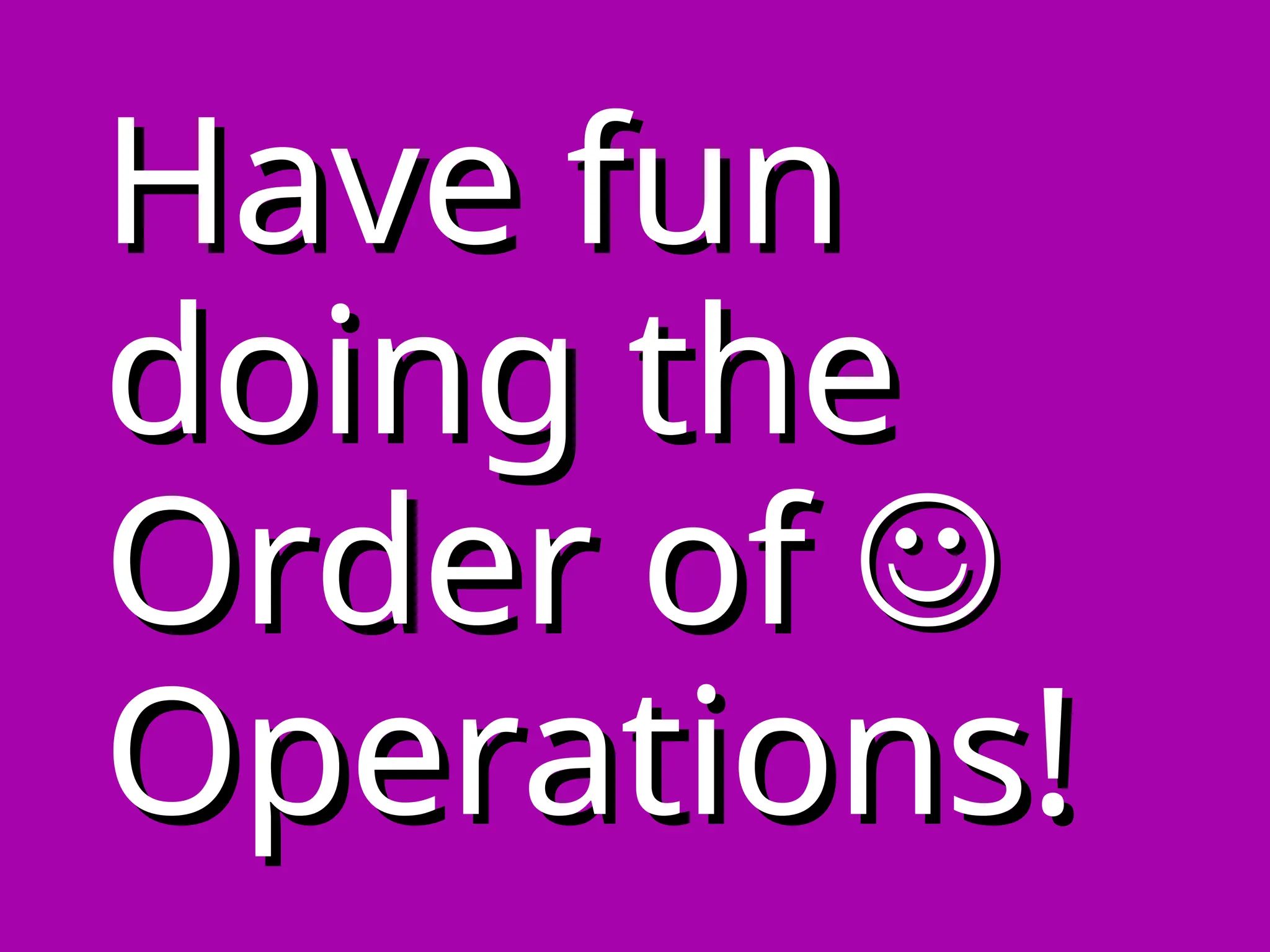 Order of Operations. MATHEMATICS-PEMDASppt | PPT