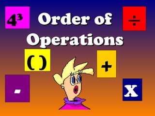 Order of Operations. MATHEMATICS-PEMDASppt | PPT