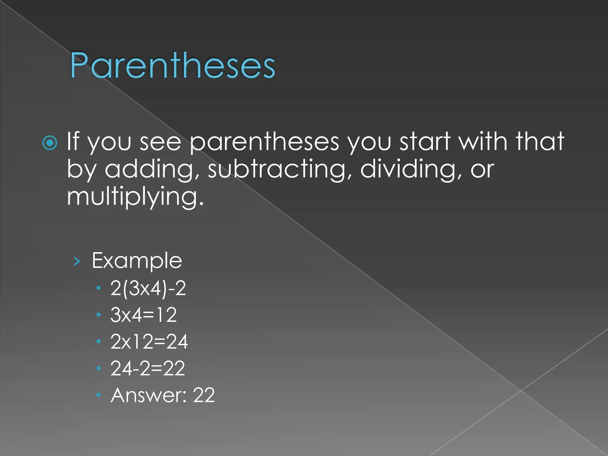 Order Of Operations[1] | PPTX