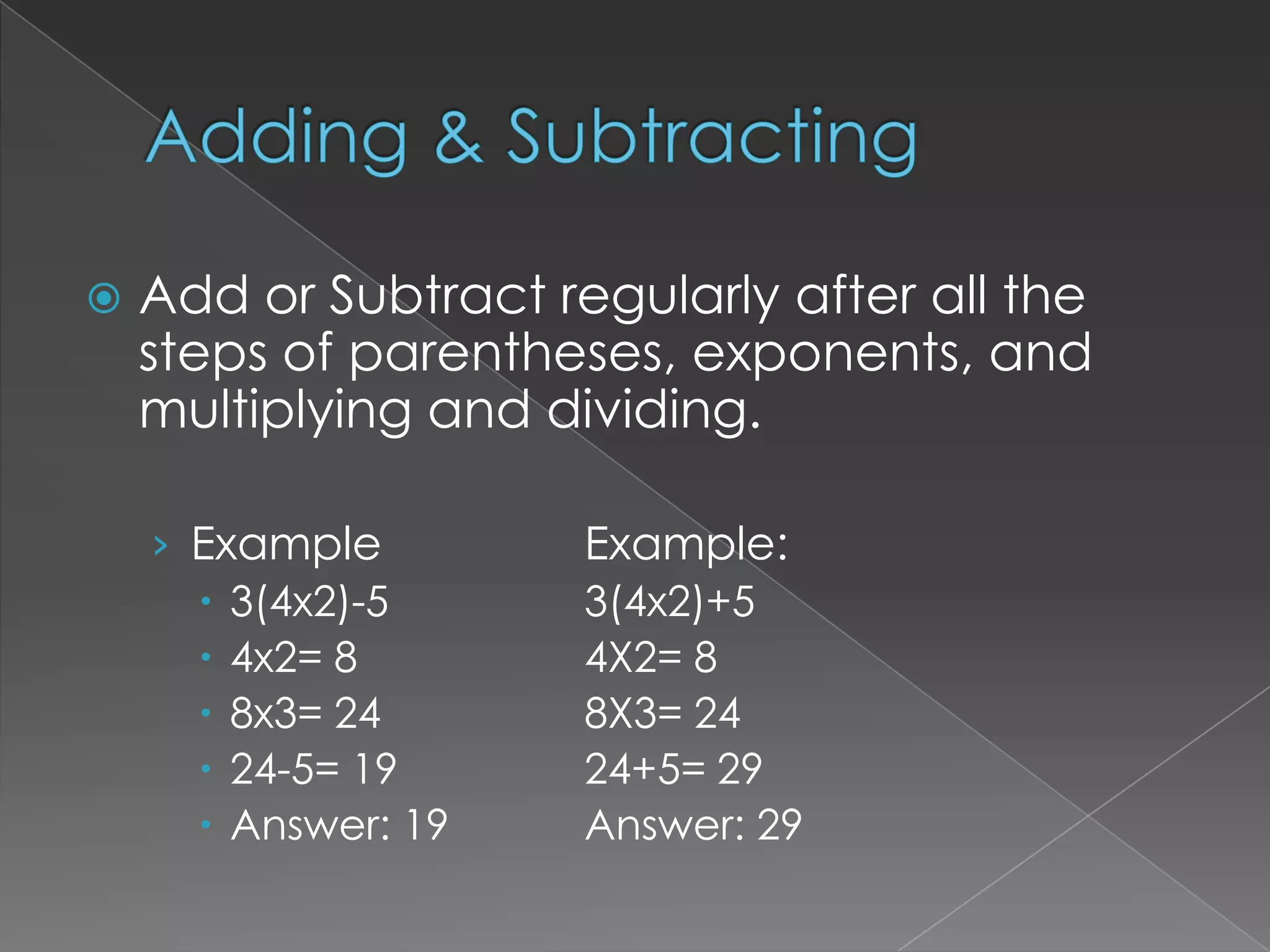 Order Of Operations[1] | PPTX