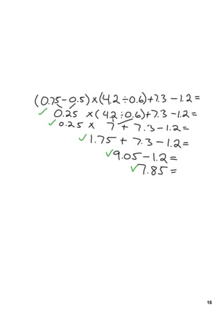 Order of operations 2 | PDF