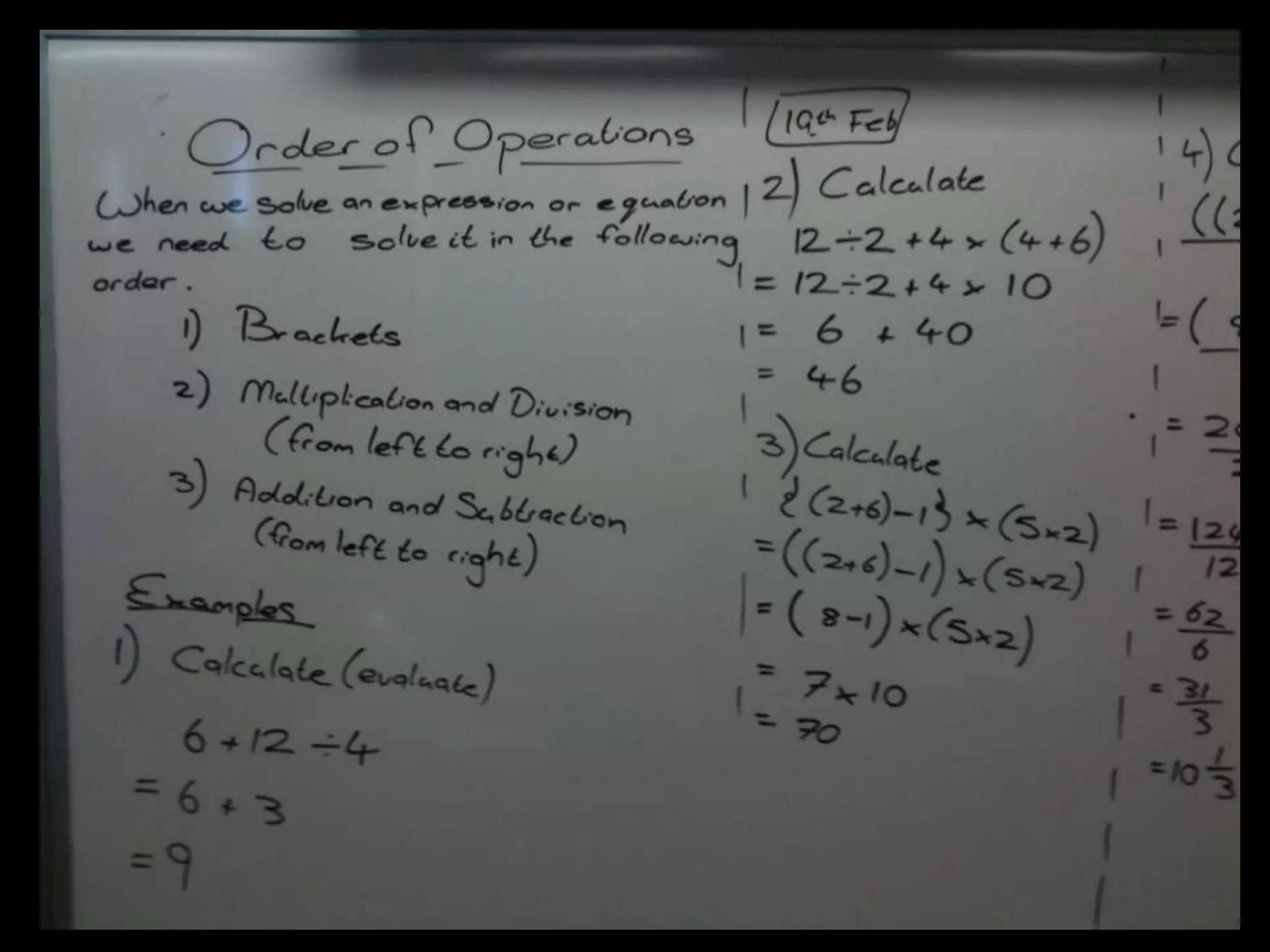 Order Of Operations | PPT