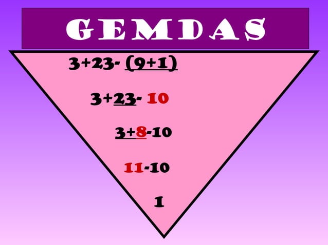 Order of Operations GEMDAS grade 6, .ppt