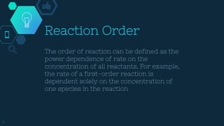 Order of reaction and rate of reaction | PPTX
