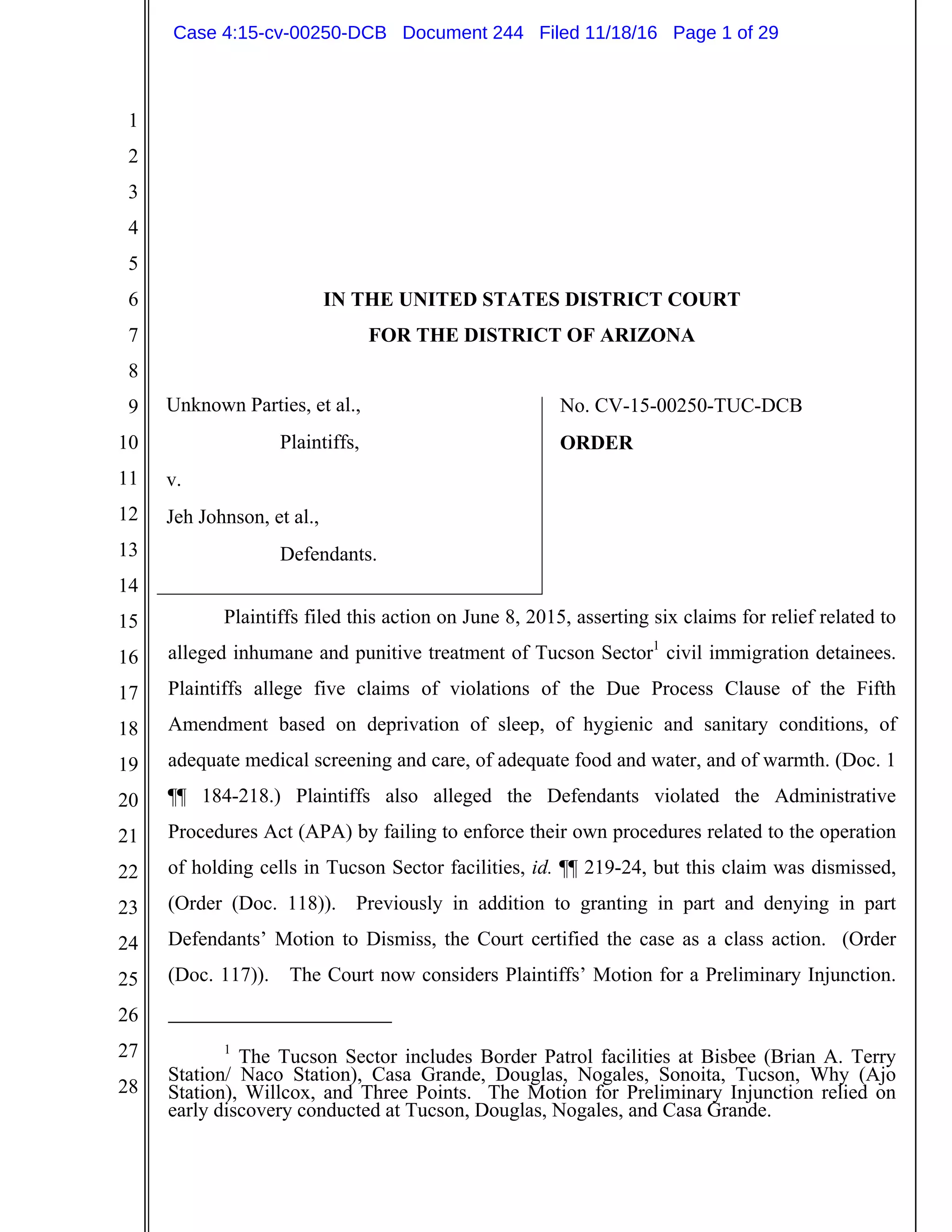Hieleras ruled deprivation of constitutional rights | PDF | Law