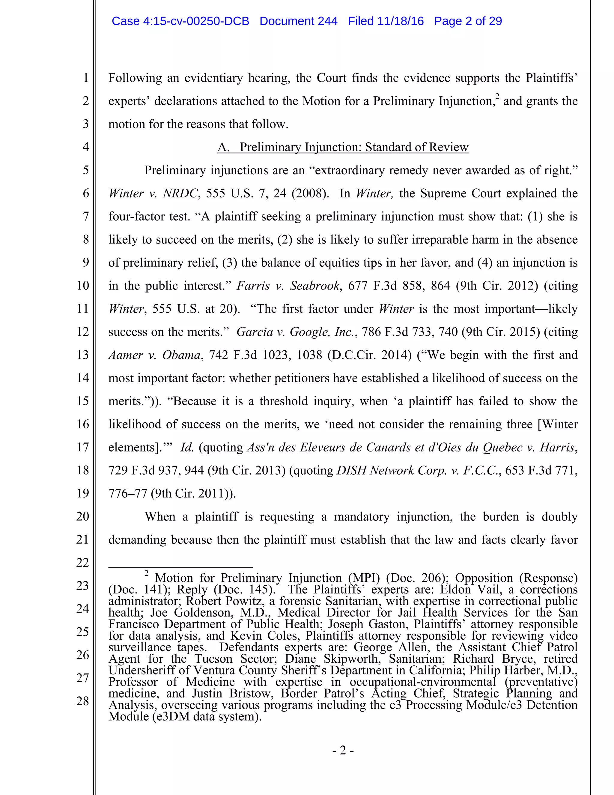 Hieleras ruled deprivation of constitutional rights | PDF | Law