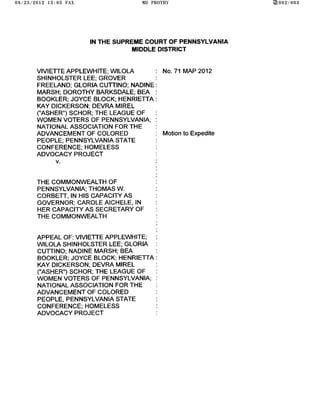 Order on Motion to Expedite | PDF