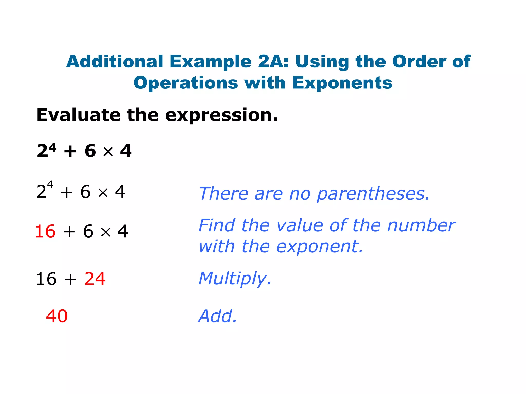 Order of Operations | PPTX
