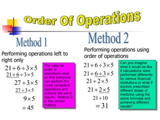 Order of operations | PPT