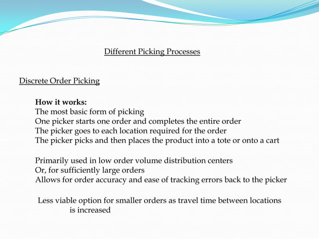 orderpicking | PDF | Logistics | Business