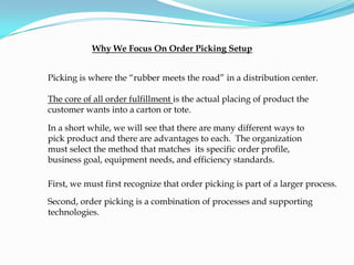 Orderpicking | PPTX