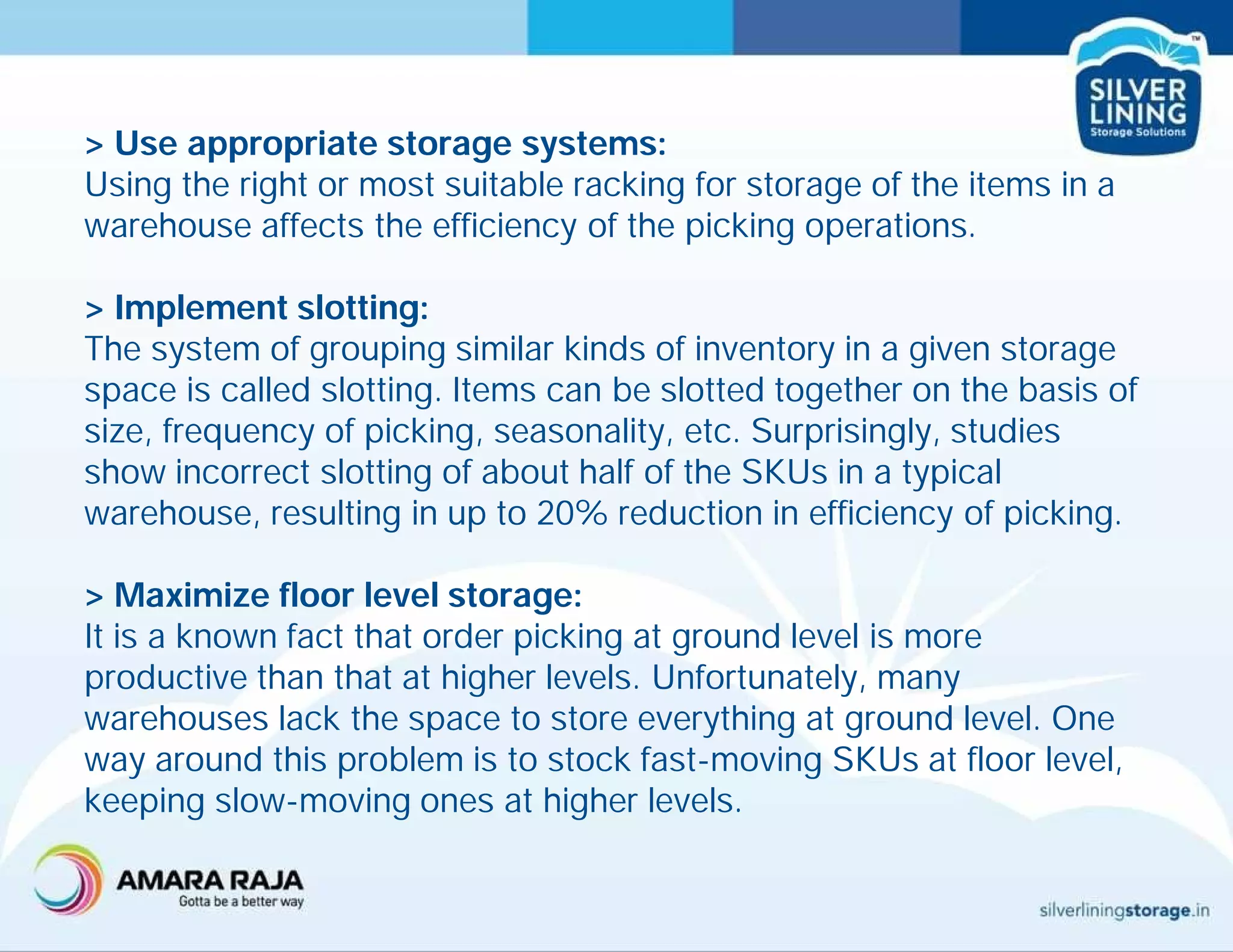 How to improve order picking efficiency | PDF