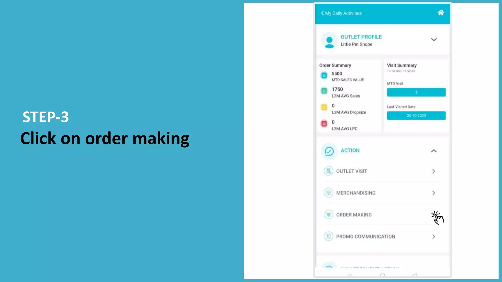 Order placing | PPTX