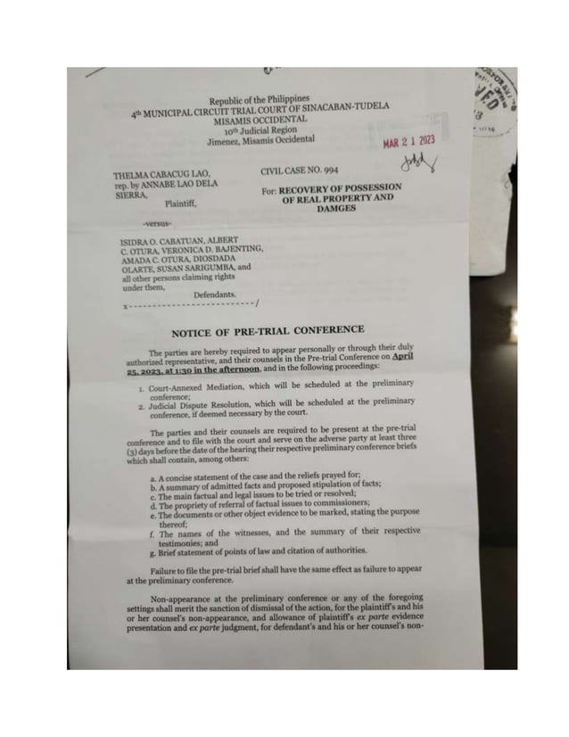 Sample of Order for Prelim Conference.docx