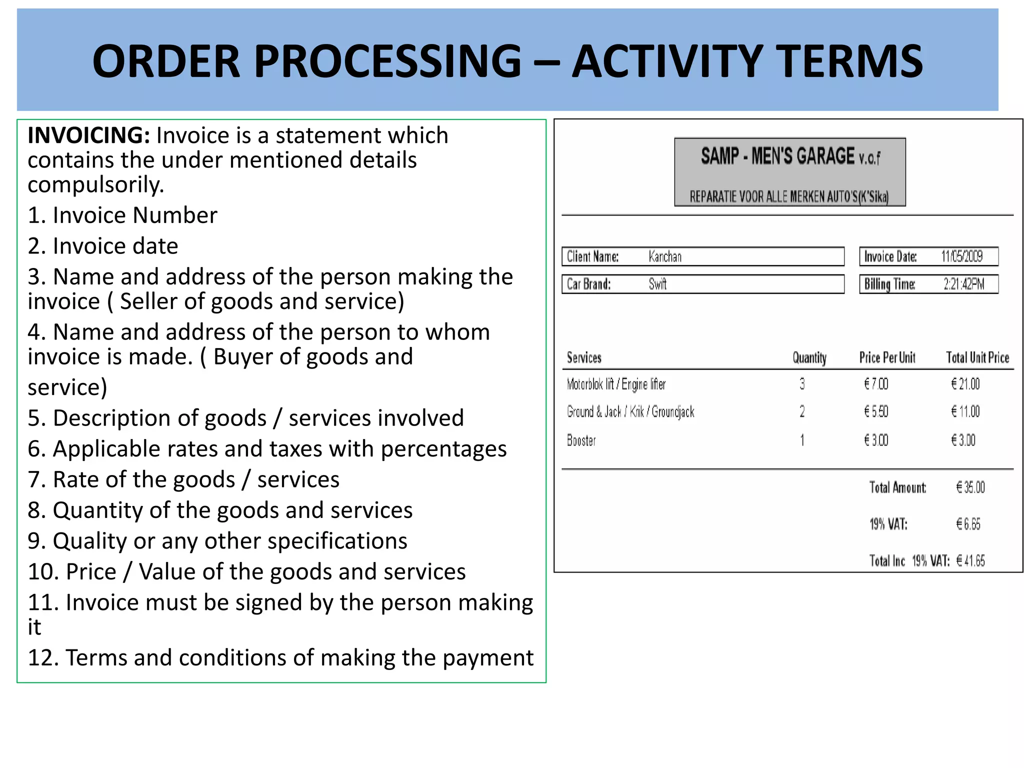 Order Processing Pdf